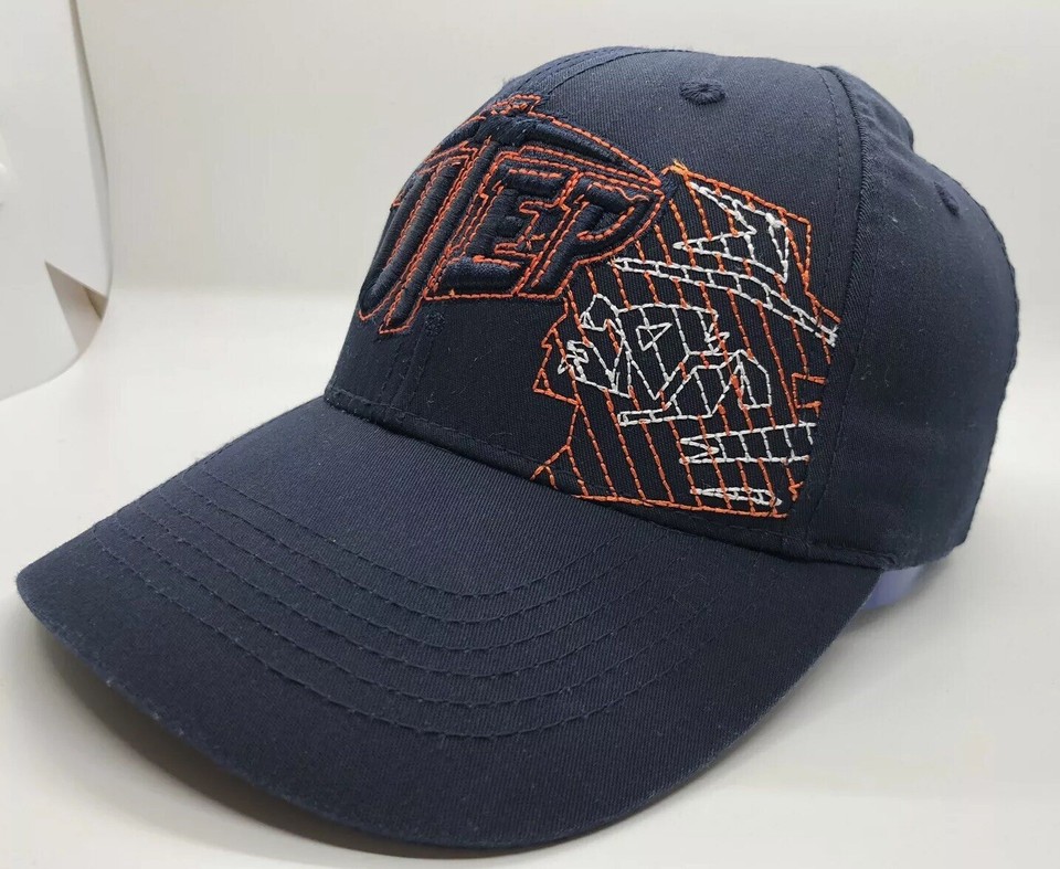 NCAA UTEP El Paso Texas Cap Hat Adult Adjustable Blue Polyester Cotton ...