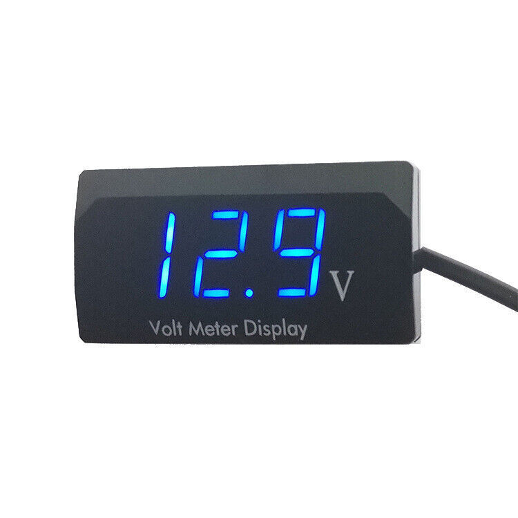 12V LED Digital-Panel-Meter Voltmeter Auto Motorrad Voltanzeige ...