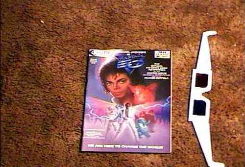 CAPTAIN EO 3-D COMIC BOOK WITH GLASSES NM MICHAEL JACKSON | eBay
