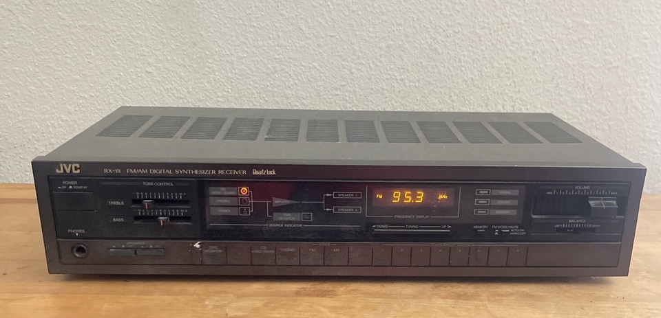 JVC RX-111 Receiver HiFi Stereo Vintage Home Audio 2 Channel Phono ...