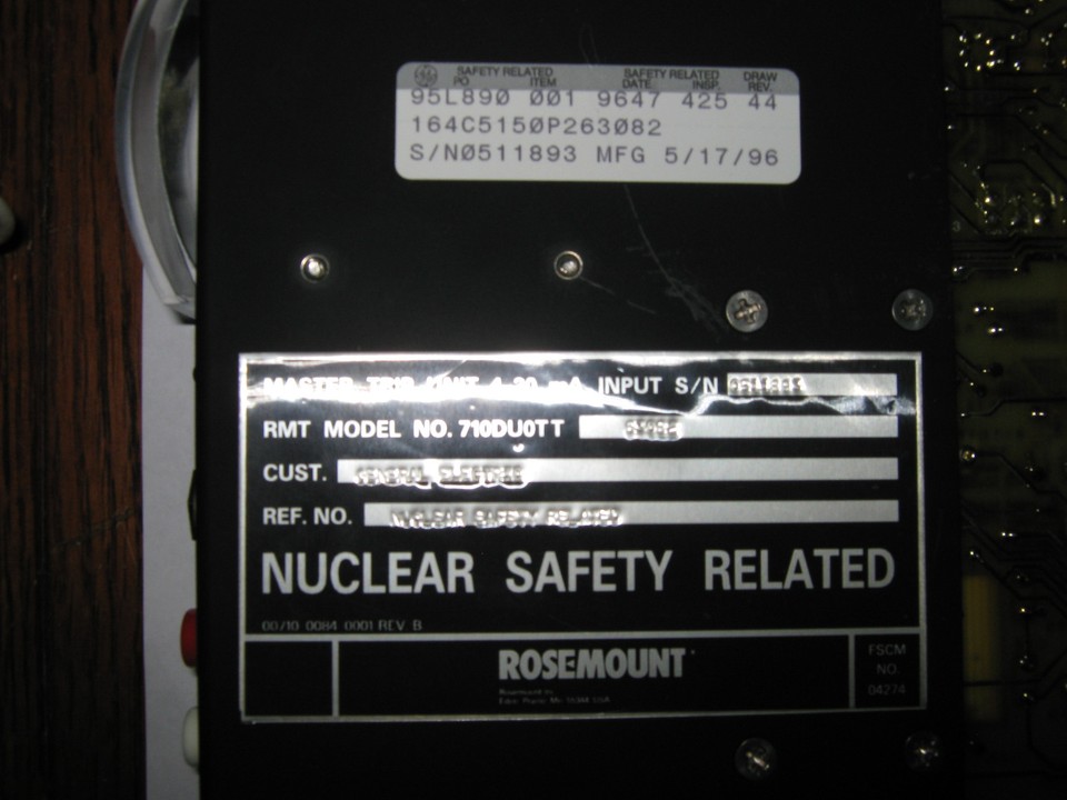 Rosemount Master Trip Unit Card, 710DU-0TT63082, New | eBay
