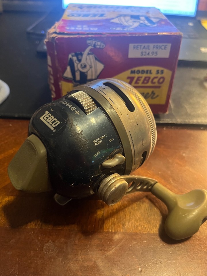 Zebco Heavy Duty Spinner - Model 55 - Antique | eBay