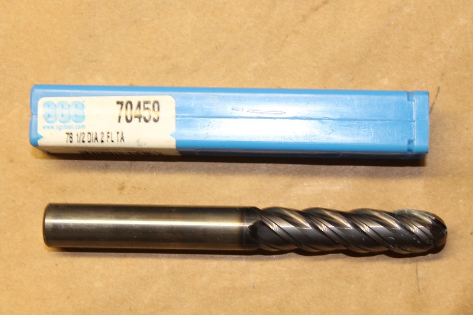 SGS 7B 1/2 DIA 2 FL TA Ball End Mill 70459 Qnt 1 | eBay
