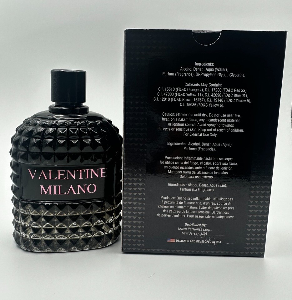 Perfume for Men- Valentine Milano Cologne EDT 3.4 Fl. Oz | eBay