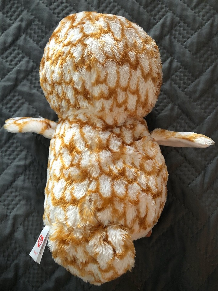 9" Ty Beanie Baby Swoops Owl Plush Stuffed Animal Bird Doll Toy 2015 | eBay