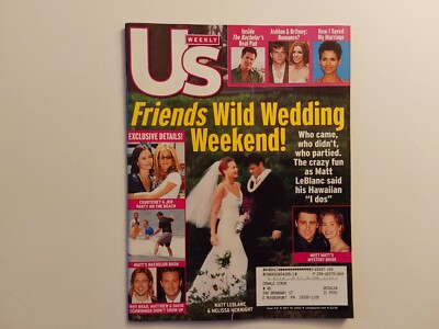 US Weekly Magazine Friends Wild Wedding Weekend May 19, 2003 With Label ...