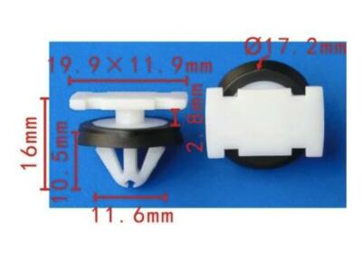 50x Fit GM 11547581 Rockers Fender moulding Retainer Push Pin 17-18 ...