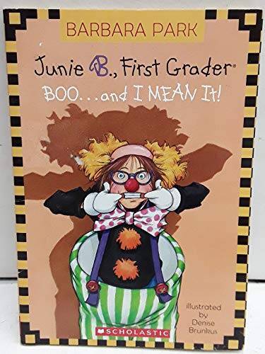 Boo...and I mean it! (Junie B Jones) - Paperback By Barbara Park - GOOD ...