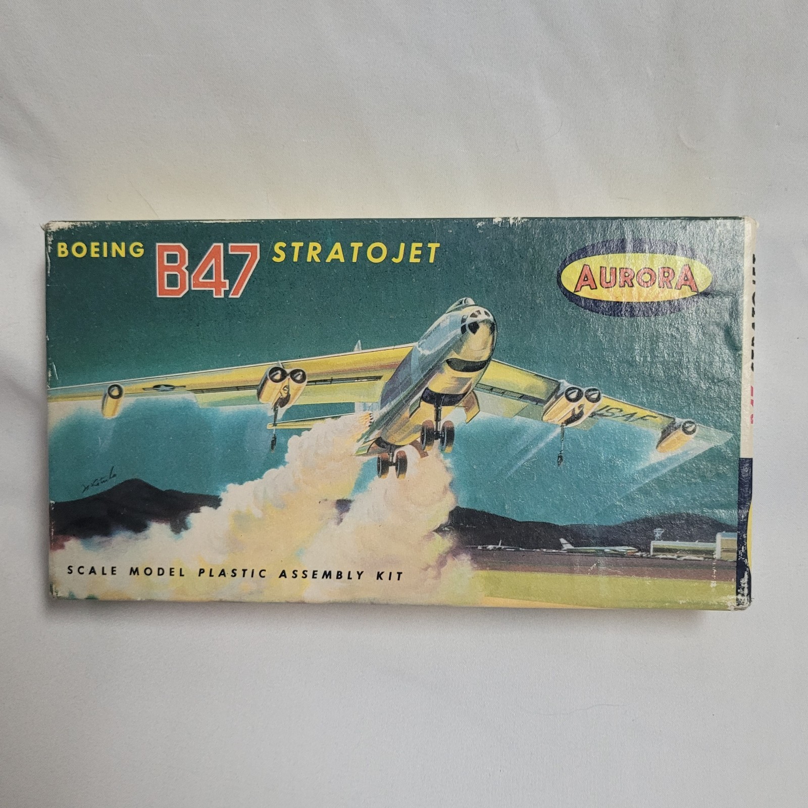 1961 Aurora Boeing B-47 STRATOJET BOMBER Model Kit # 493-50 1:180 | eBay