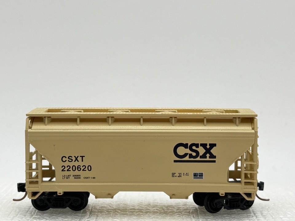 N Scale Atlas 39162 CSX ACF 2-Bay Centerflow Covered Hopper CSXT ...