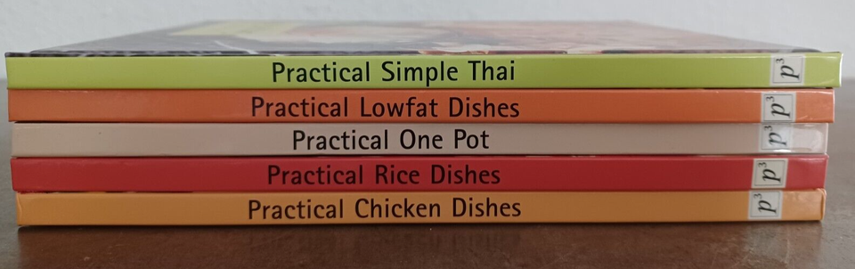 5 Cookbooks Practical Chicken Rice & Lowfat Dishes Simple Thai & One ...
