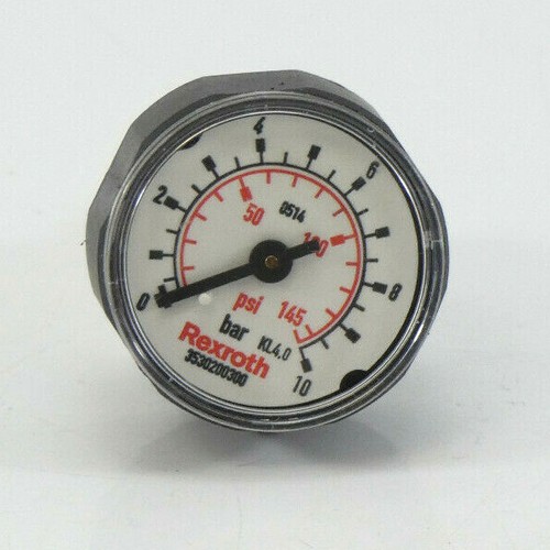 Rexroth/ Aventics Manometer 3530200300 | Druckluftanschluß Ø 6mm | 0-10 ...