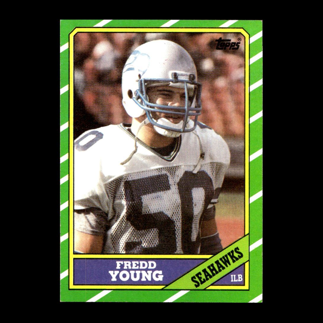 Fredd Young 1986 Topps Seattle Seahawks #210 R326H 22 | eBay