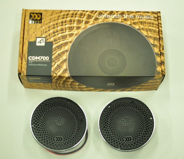 Morel CDM700 3-1/2" Midrange Component Speakers 3.5" Soft Dome for sale ...