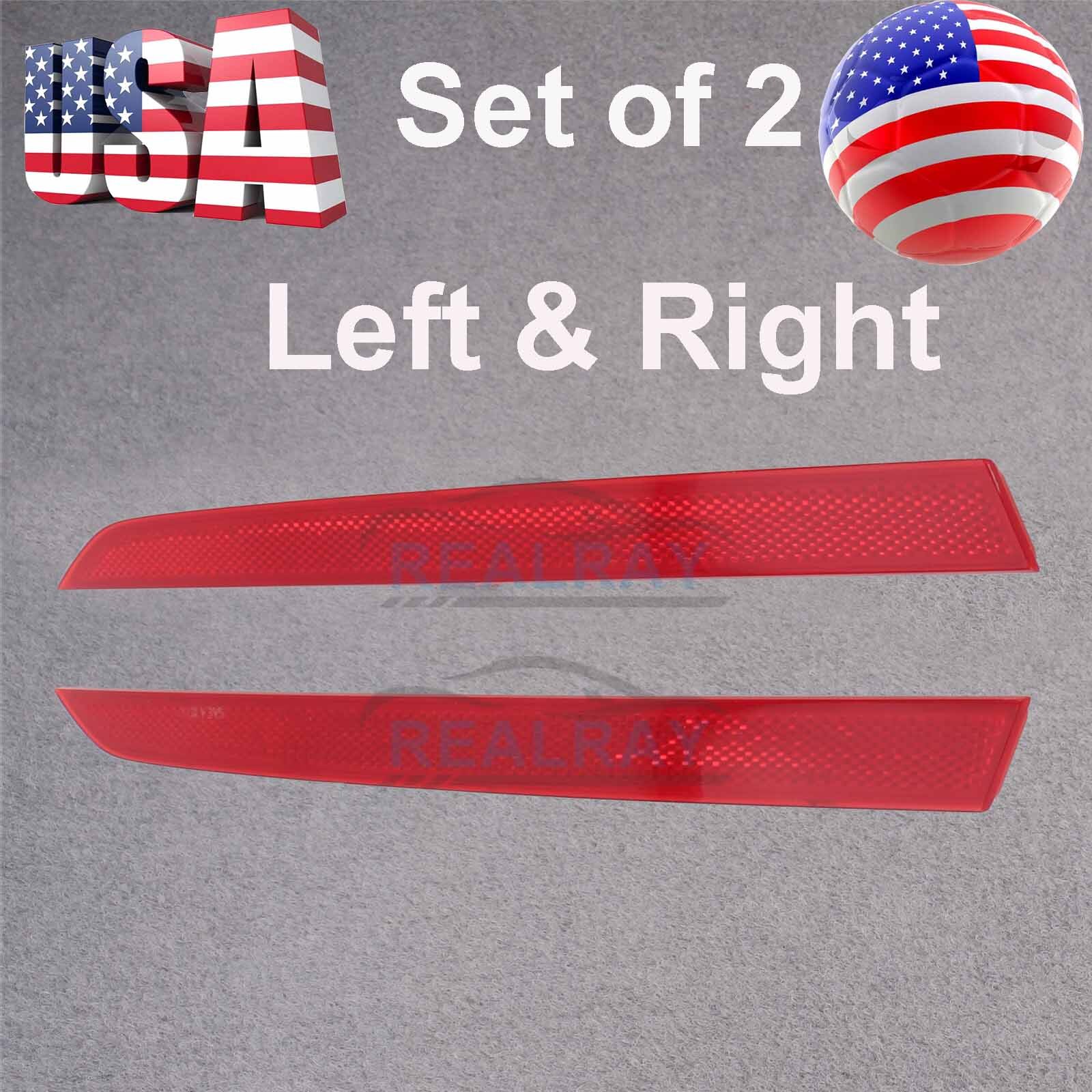 RH&LH Rear Bumper Marker Reflector For BMW 3-Series F30 F31 MSport 328i ...