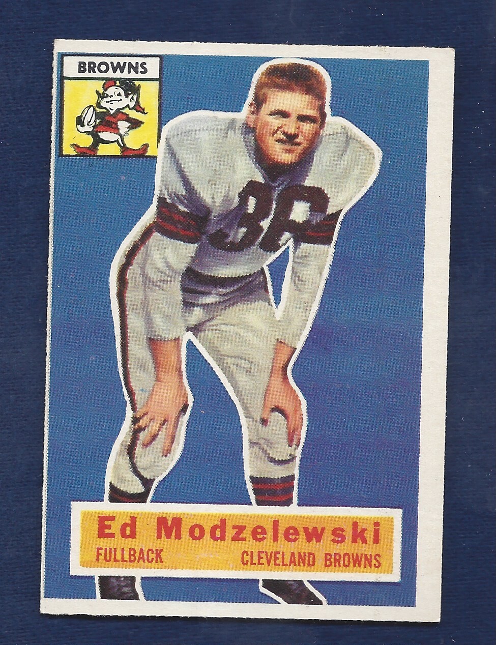 PACK FRESH SHARP 1956 TOPPS FOOTBALL #117 ED MODZELEWSKI .99 SH M465 | eBay