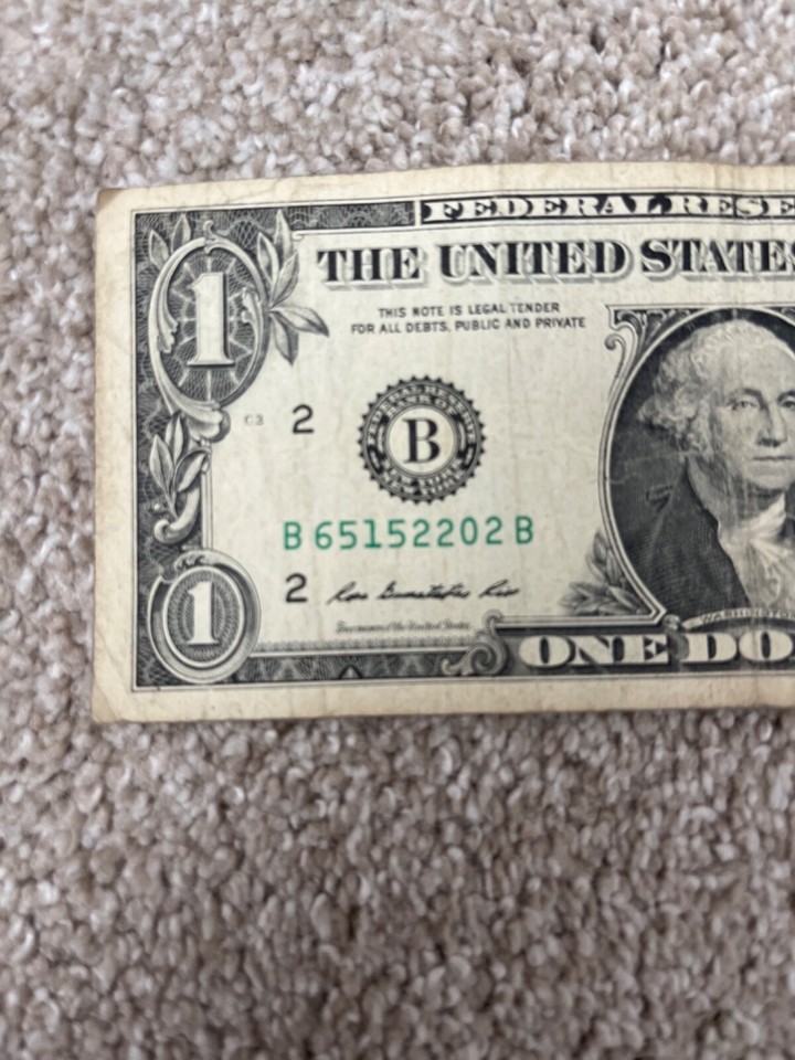 2013 B Series FRN One Dollar Bill DFW | eBay