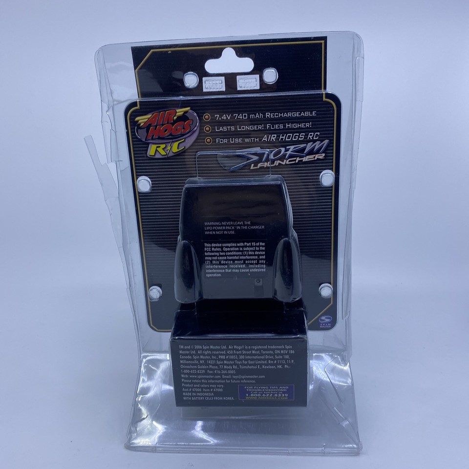 Air Hogs RC LIPO Power Pack 7.4v 740 mAh Rechargeable Storm Launcher ...