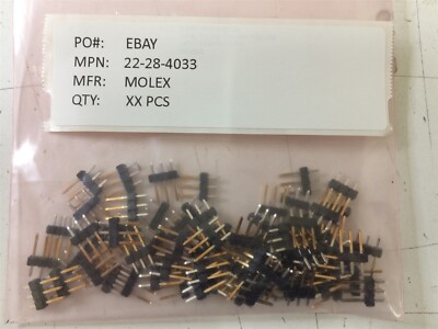 22-28-4033 MOLEX 22284033 CONN HEADER VERT 3POS 2.54MM 30 PIECES | eBay