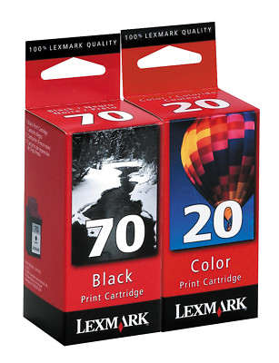 Lexmark 70/20 (12A1970/15M0120) Ink Cartridge 2-Pack GENUINE NEW | eBay