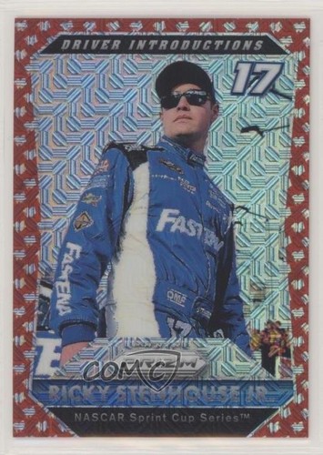 2016 Panini Prizm NASCAR Driver Introductions Red Flag /75 Ricky ...