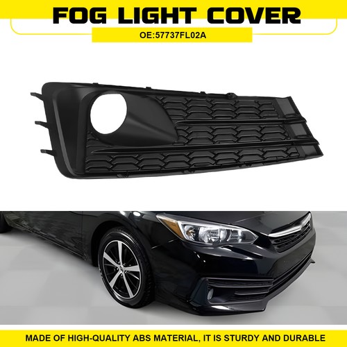 Passenger Side Front Bumper Fog Lamp Bezel For 2020-23 Subaru Impreza ...