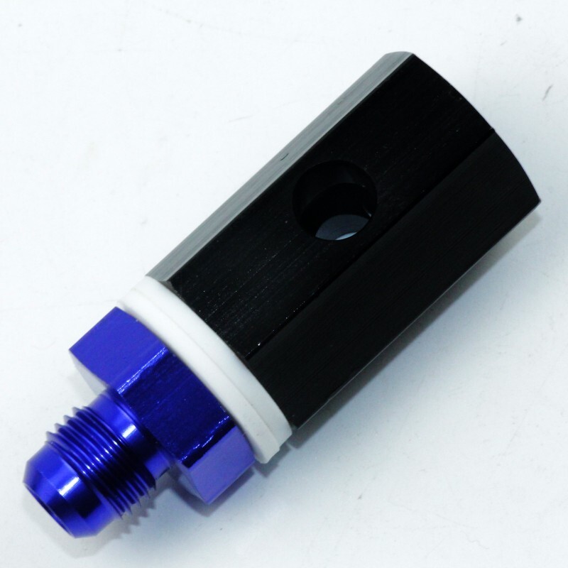 JIC Male AN8 -8 8 Fuel Cell Tank Fitting Rollover Roll Over Breather ...