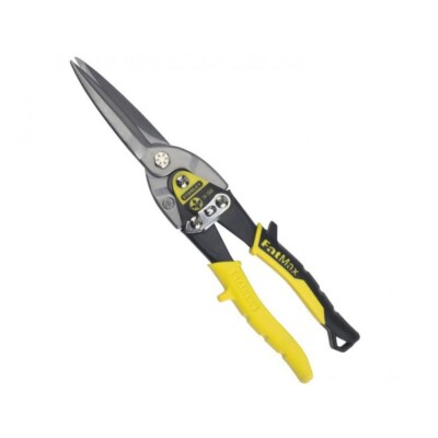 Stanley Aviation Tin Snips Sheet Metal Long Blade Straight Cut Shear ...