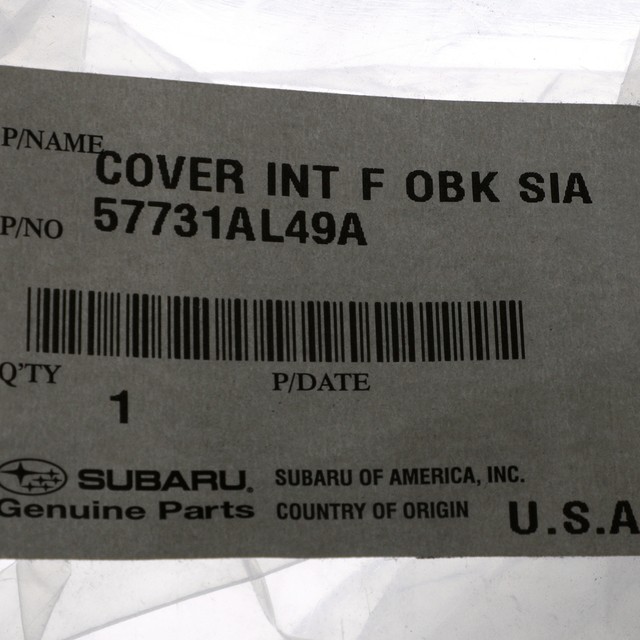 Genuine Subaru Intake Cover 57731AL49A for sale online | eBay