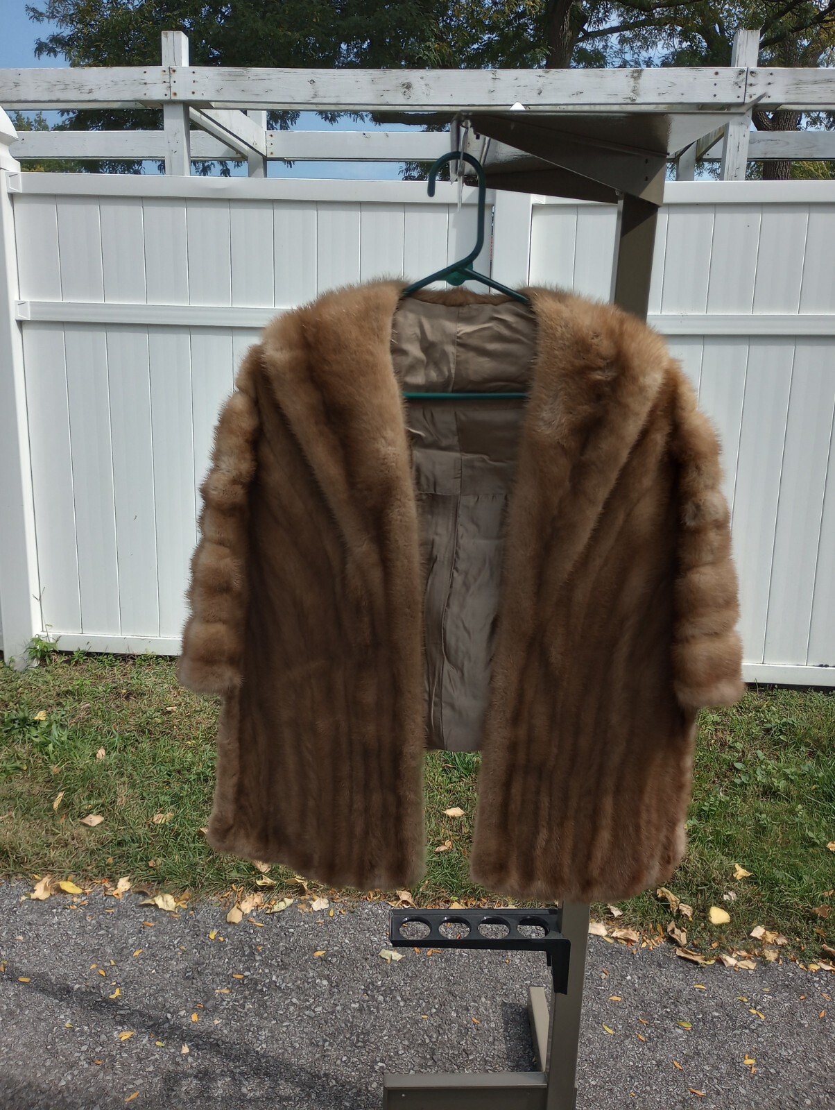 Autumn Haze EMBA Natural Brown Mink Jacket | eBay
