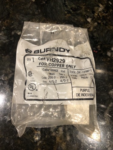 BURNDY H-TAP - YH2929 - 144211 | eBay