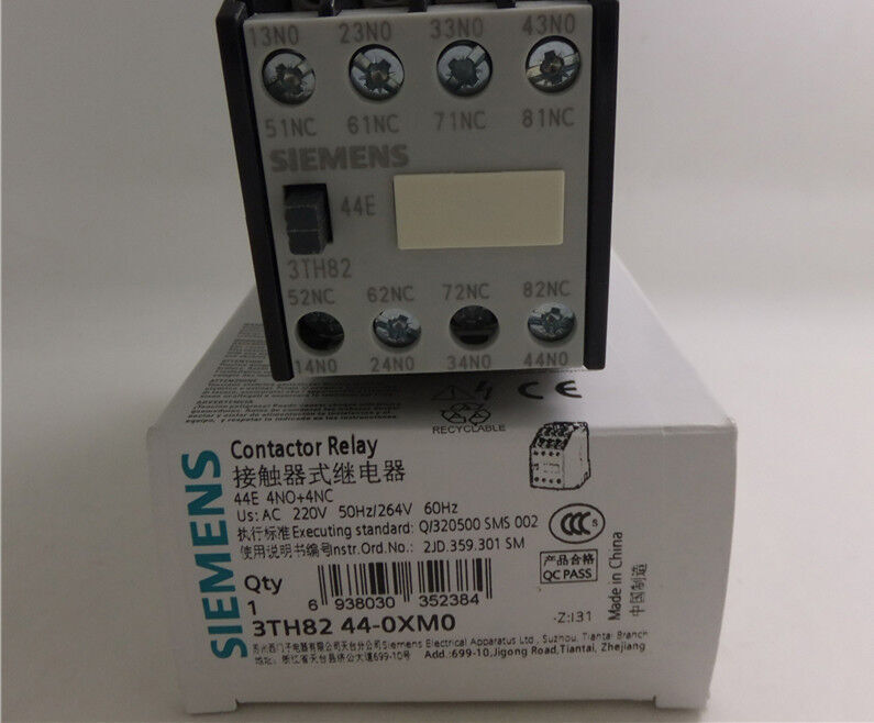 SIEMENS 3TH82 44-0XM0 Contactor New One Free Shipping 3TH8244-0XM0 # | eBay