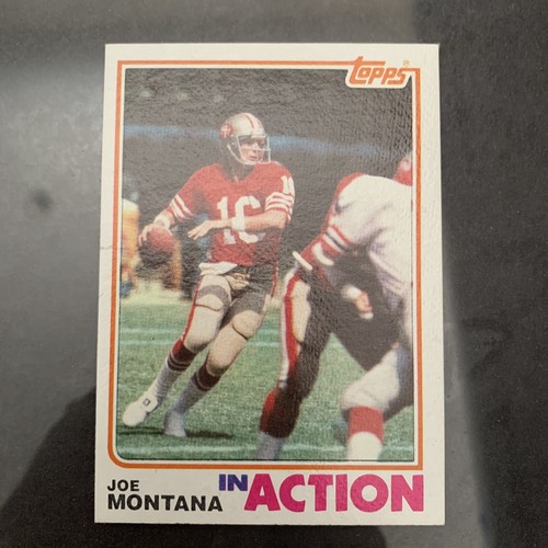 1982 Topps Joe Montana In Action Card #489 San Francisco 49ers NFL ...