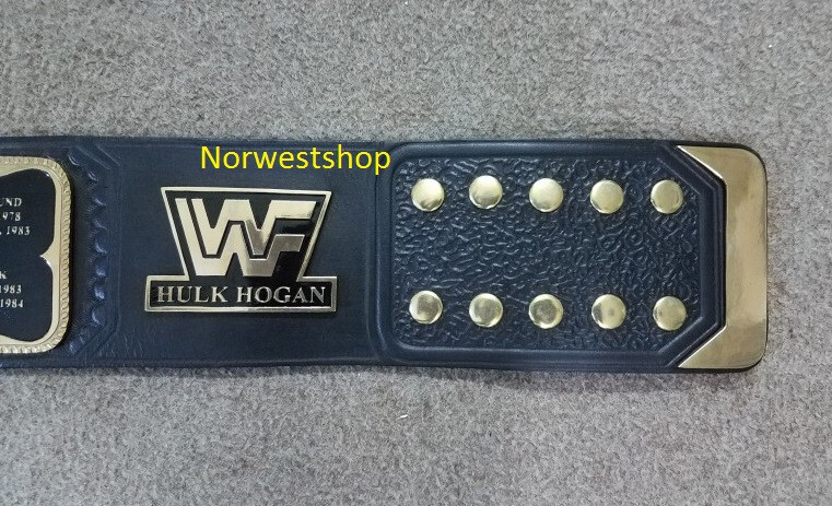 hogan 85 Championship Belt 2mm Brass plates Adult Size | eBay