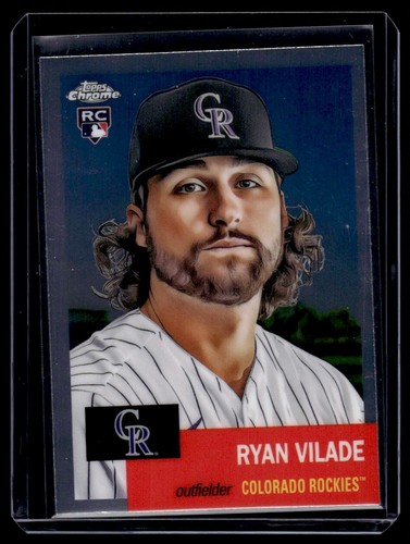 2022 Topps Chrome Platinum Anniversary Ryan Vilade Rookie Colorado ...