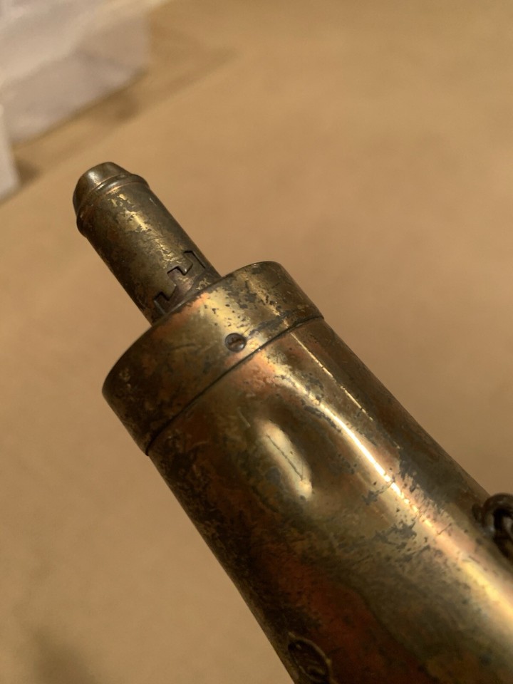 Antique Civil War-Era James Dixon Embossed Gunpowder Flask | eBay