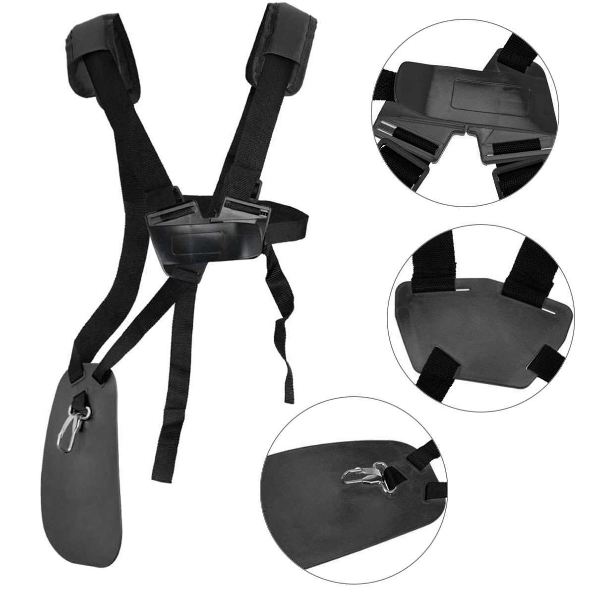 US Trimmer Double Shoulder Strap Harness Weed Eater Wacker Grass Edger ...