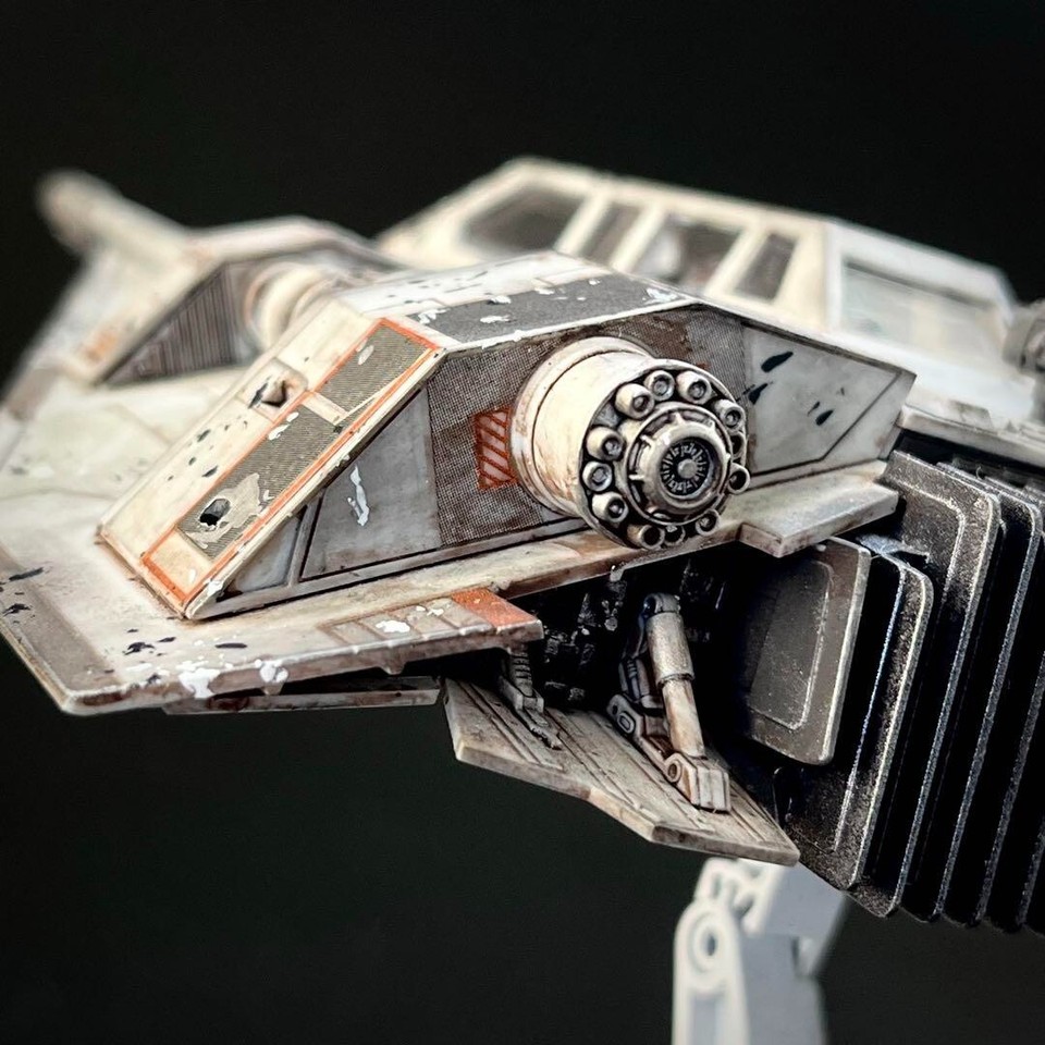 STAR WARS Snow Speeder SNOWSPEEDER All Painted BANDAI Model Kit | eBay