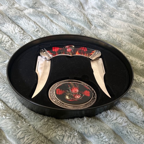 Super Chopper Motorcycle Knife Set with Belt Buckle - New in ...