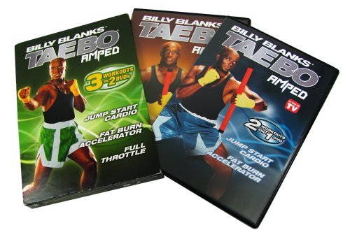 Tae Bo Amped: 3 Workouts on 2 DVDs - Jump Start Cardio, Fat Burn ...