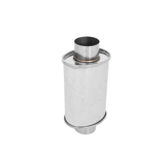 304SS 3" Ultra Quiet Muffler Resonator Exhaust Vibrant Resonator ...