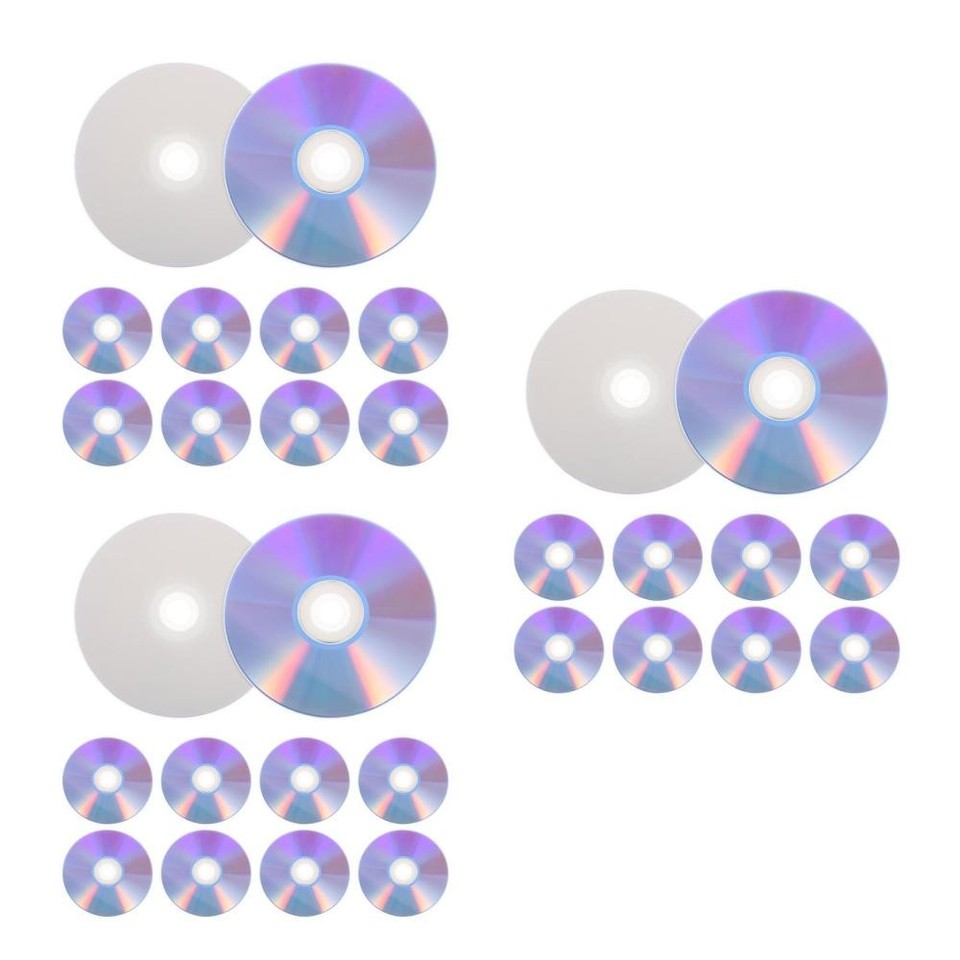 30 pcs Blank DVD Discs: Writable DVD-R - High Capacity Recordable Discs ...