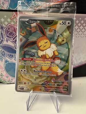 Pokemon Prismatic Evolutions Pokemon Center ETB Stamped Eevee 173 Promo ...