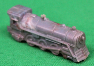 Original Vintage Cracker Jack Prize F-5000-1 Grey Marbled Plastic Train ...