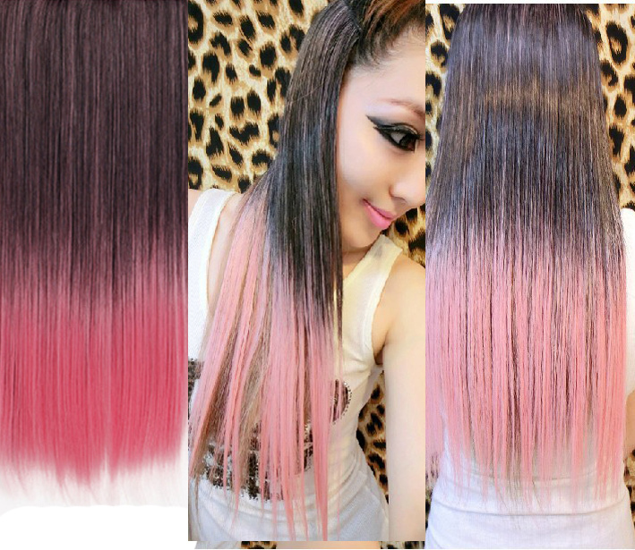 Sexy Long Straight/Curly/Wavy Hair Extension Clip in Hair Extensions ...