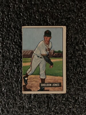 1951 Bowman Baseball #199 Sheldon Jones Poor Condition | eBay