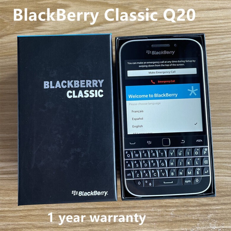 BlackBerry Classic Q20 16GB+2GB RAM Unlocked LTE Qwerty Keyboard ...