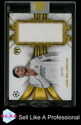 JUDE BELLINGHAM TOPPS /99 RR-JB 2025 REVERENCE RELIC UCL REAL MADRID ...
