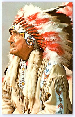 Native American Indian Chief Red Fox Wilson & Co Boonville Missouri ...