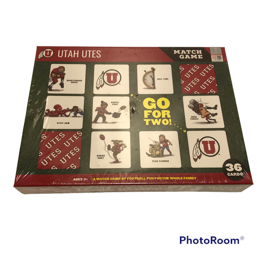 You The Fan Utah Utes Memory Match Game football Sports Card Game | eBay